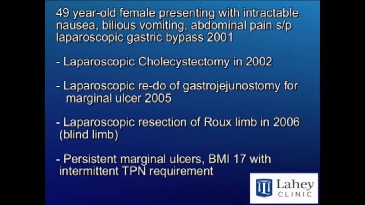 Laparoscopic reversal of gastric bypass with hiatal hernia repair ...