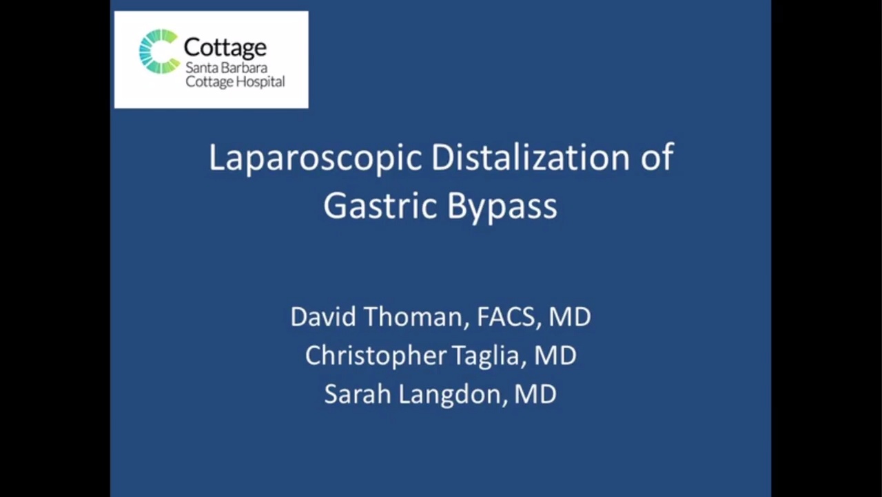 Laparoscopic Distalization of Gastric Bypass - American Society for ...