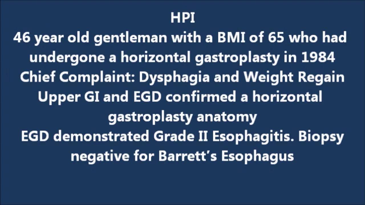 Laparoscopic revision of a horizontal gastroplasty to a roux-en-y ...