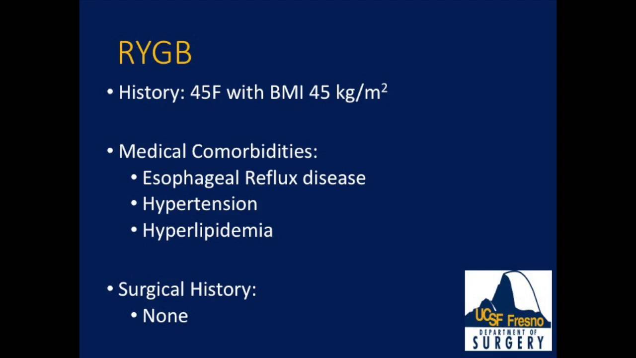 Laparoscopic Roux En Y Gastric Bypass with Handsewen Gastrojejunostomy ...