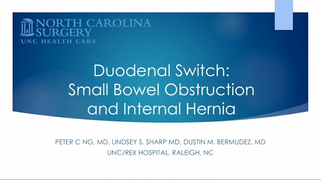 Duodenal Switch - Small Bowel Obstruction and Internal Hernias ...