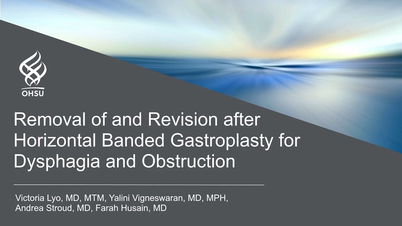 Removal of and Revision After Horizontal Mesh Gastroplasty for ...