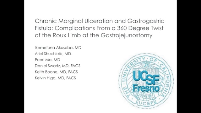 Chronic Marginal Ulceration and Gastrogastric Fistula - Complications ...