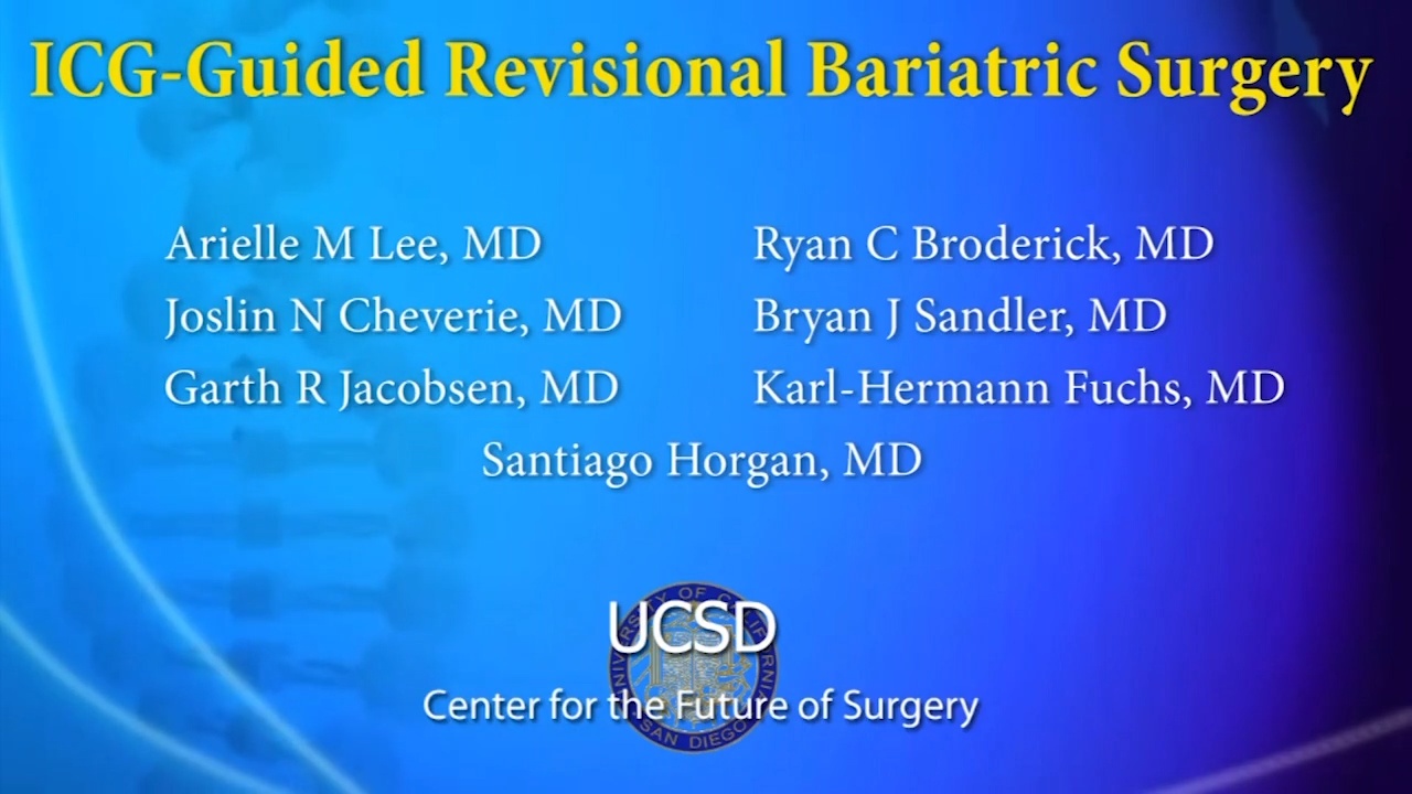 ICG-Guided Revisional Bariatric Surgery - American Society for ...