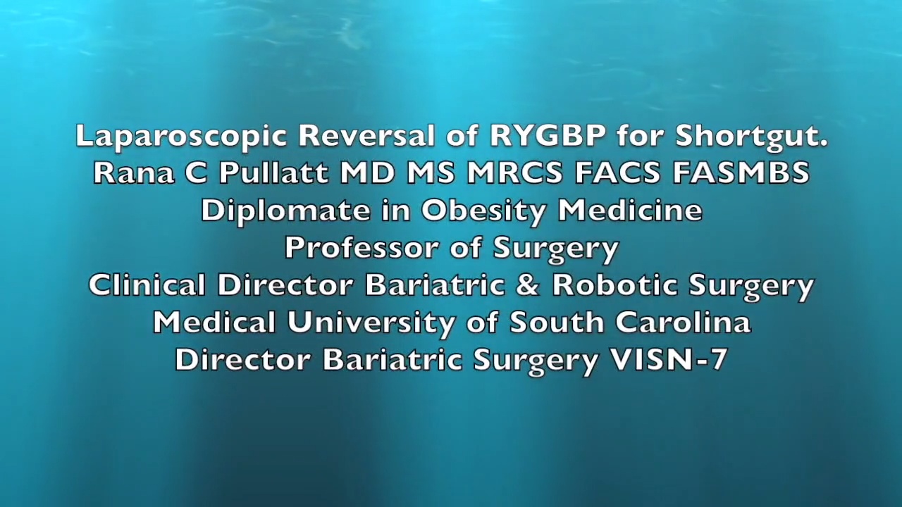 Laparoscopic Reversal of a Gastric Bypass for Shortgut from a Missed ...