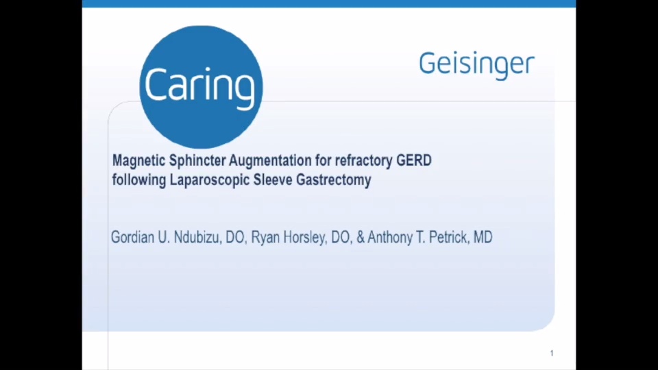 Magnetic Sphincter Augmentation for Refractory Reflux Following ...