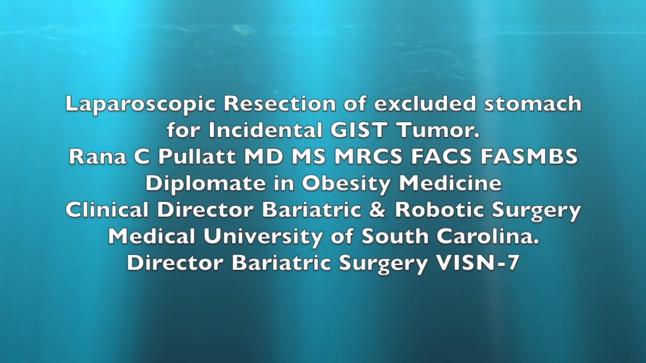 Laparoscopic Resection Of Excluded Stomach For Incidental Gist Tumor American Society For