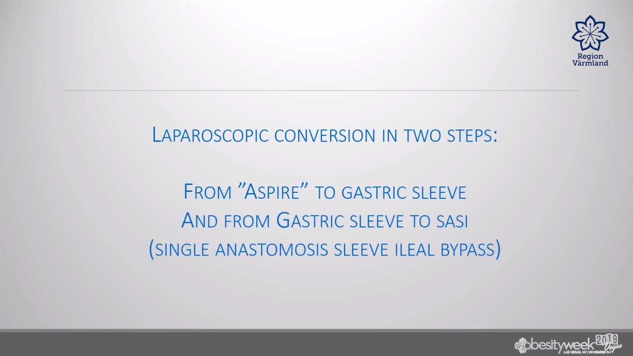Laparoscopic Conversion in Two Steps - From Aspire to Sleeve - From ...