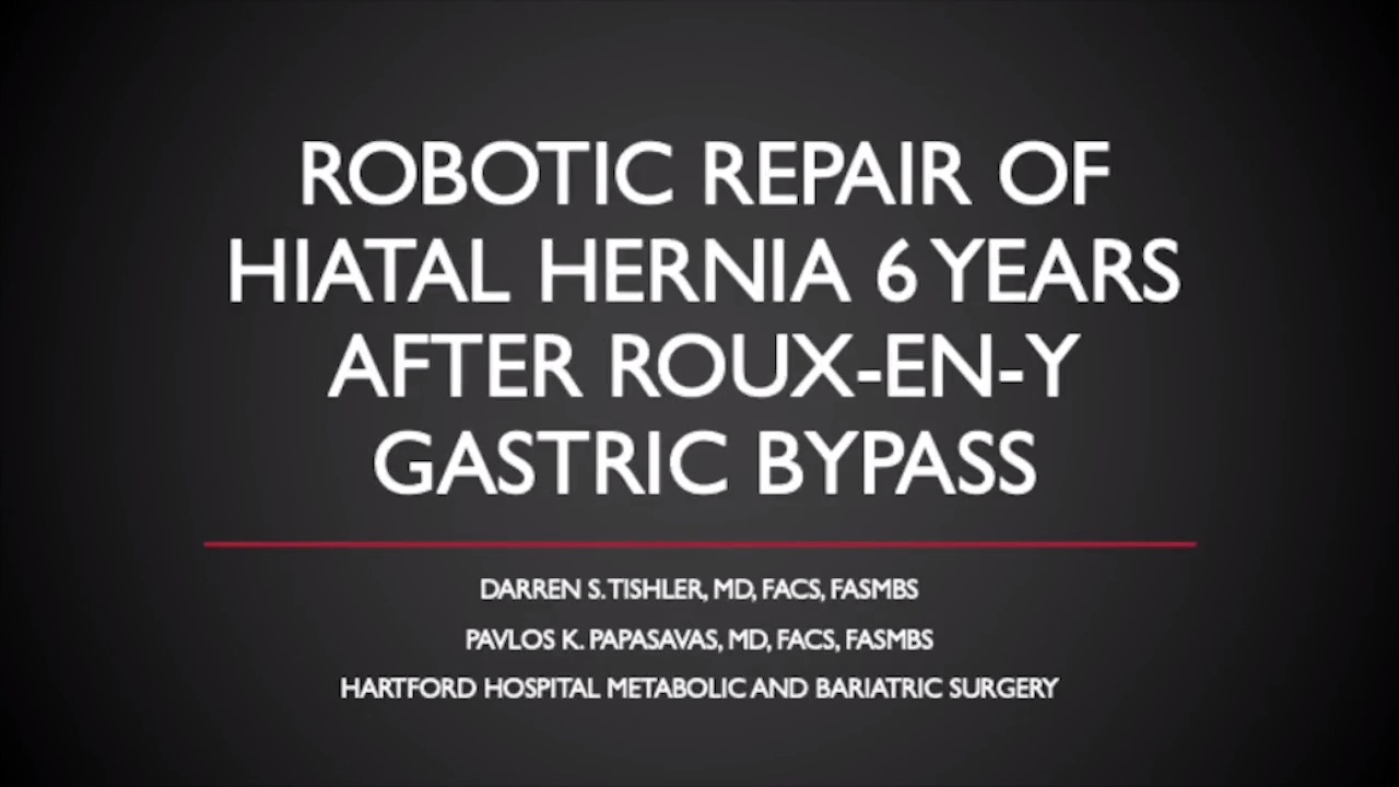 Robotic Repair of Symptomatic Hiatal Hernia 6 Years After Successful ...