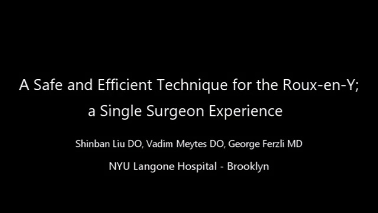 Single Surgeon Outcomes for Roux-En-Y Gastric Bypass - American Society ...