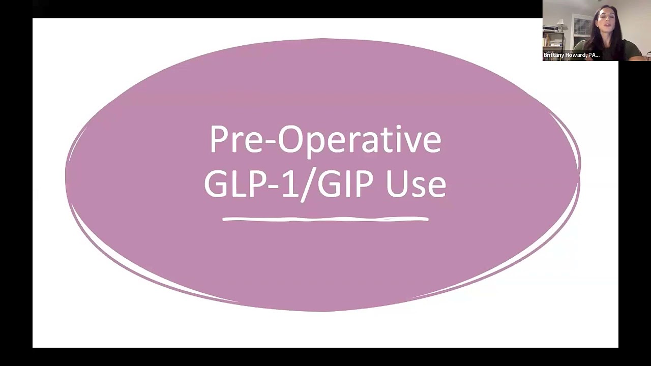 Advanced Practice Provider (APP) Lecture Series - Impact of GLP/GIP ...