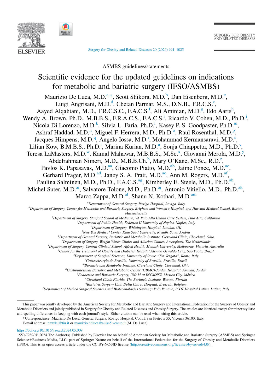 Position and Consensus Statements - American Society for Metabolic and ...